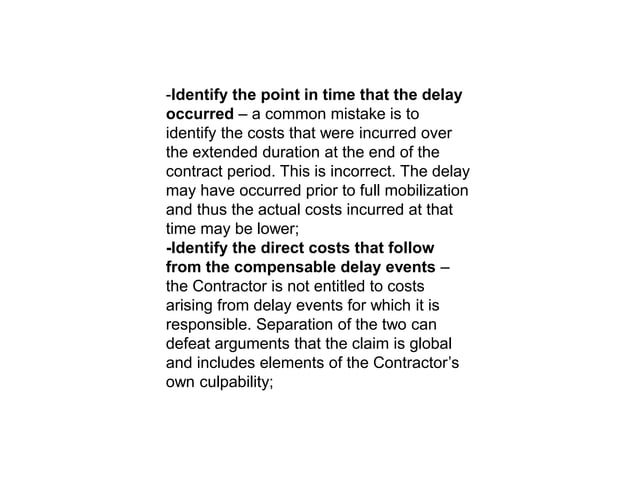 Prolongation cost calculation | PPTX