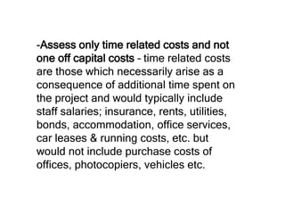 Prolongation cost calculation | PPTX