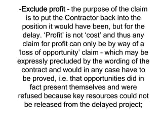 Prolongation cost calculation | PPTX