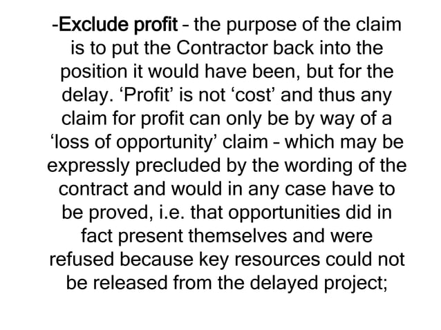 Prolongation cost calculation | PPTX