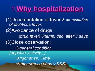 Prolonged fever | PPT