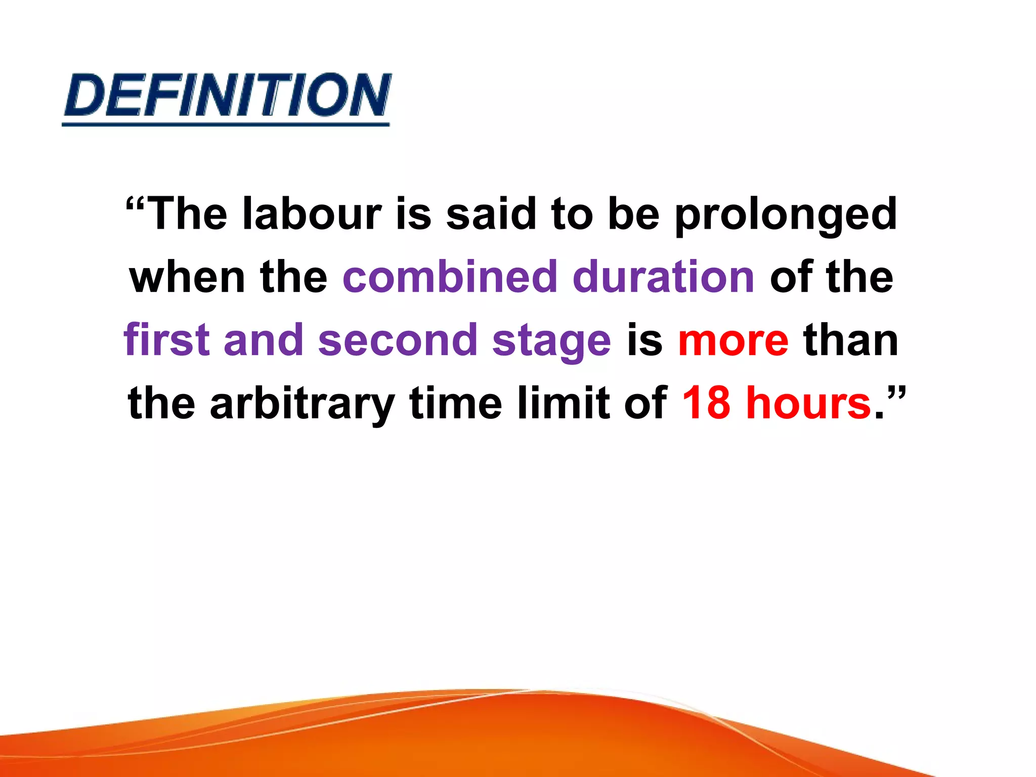 Prolonged labour | PPT