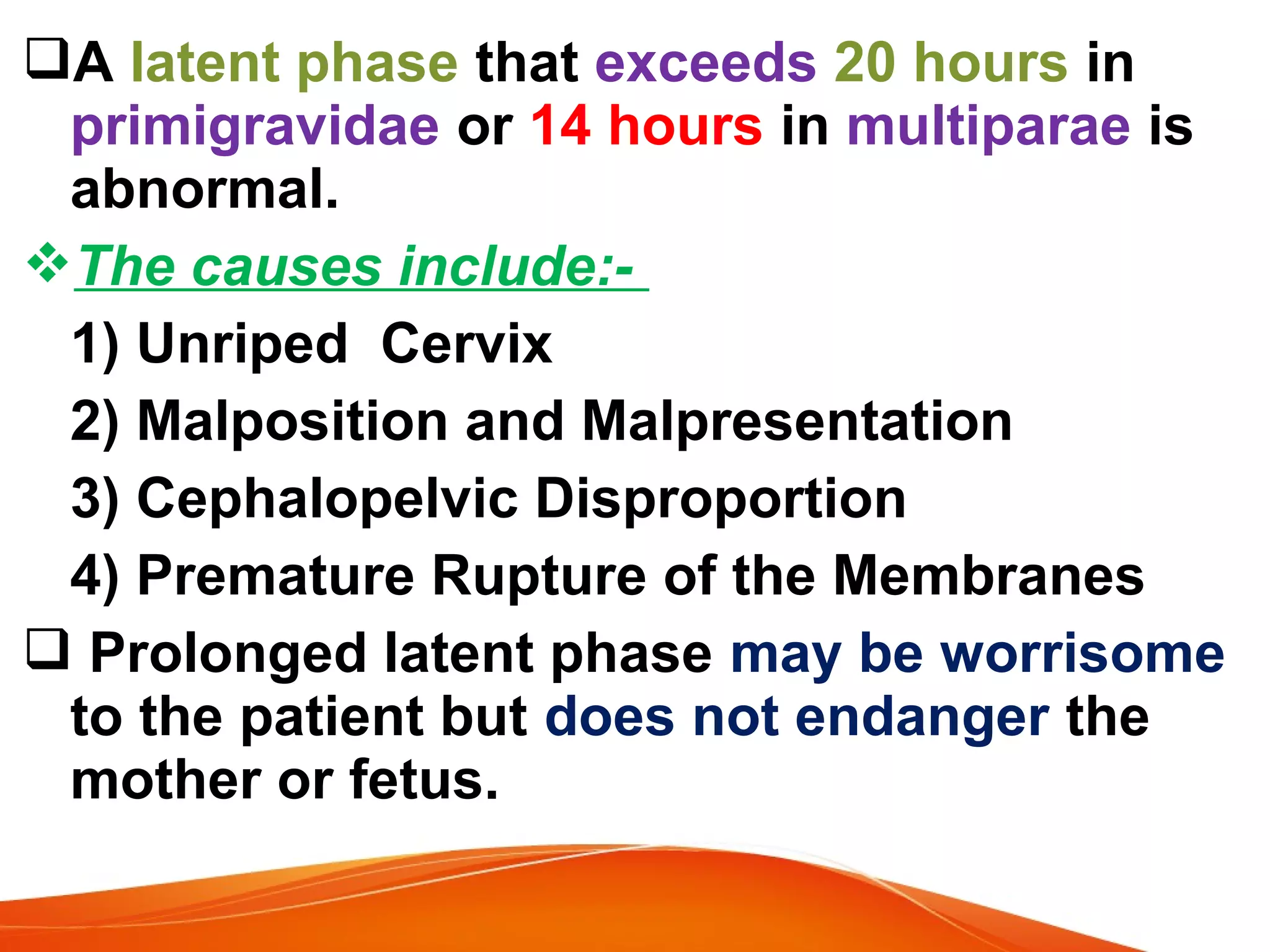 Prolonged labour | PPT