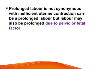 Prolonged labour | PPT