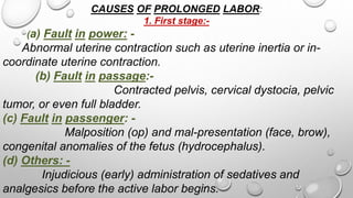 Prolonged labour... | PPTX