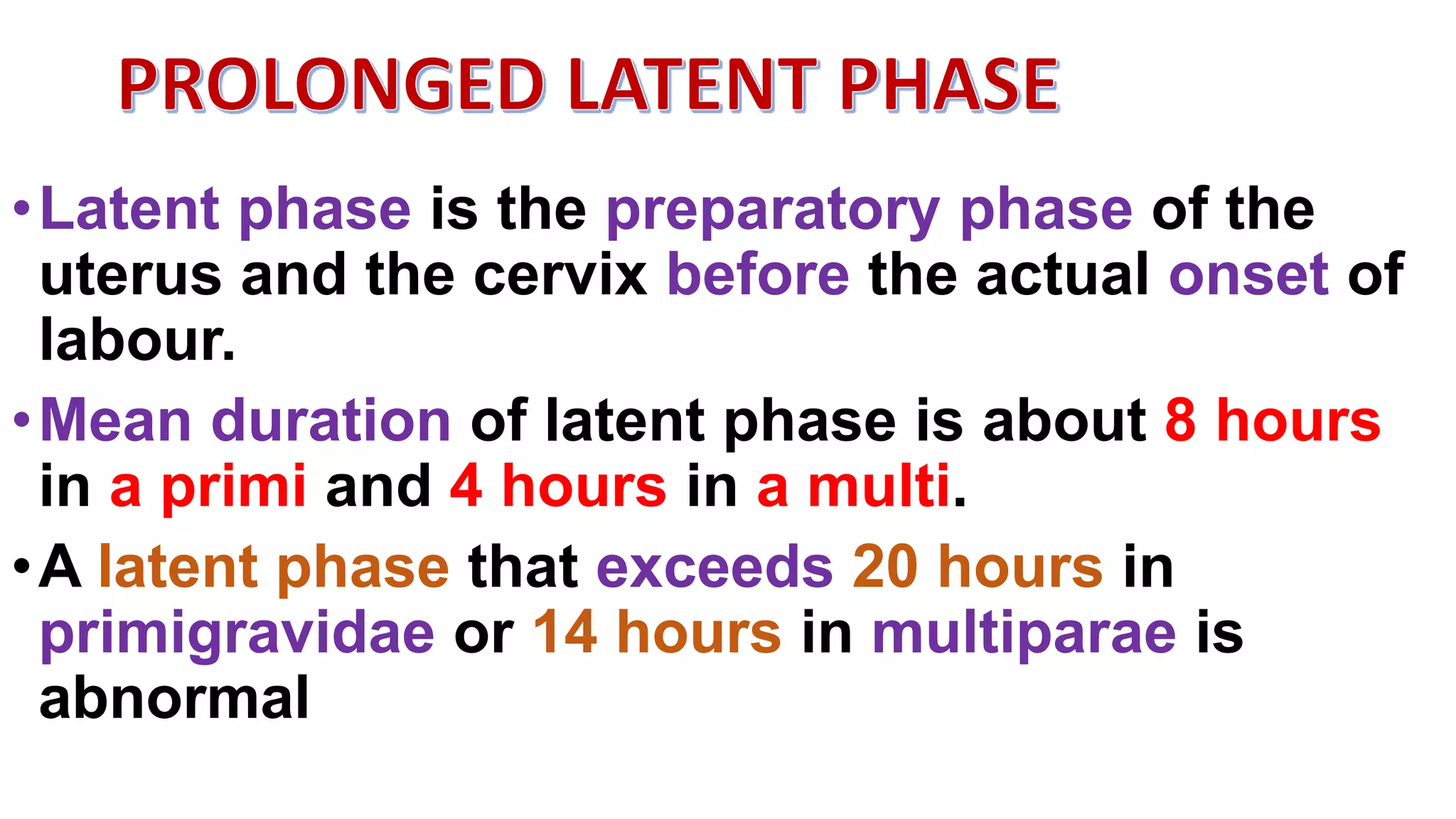 Prolonged labour | PPTX