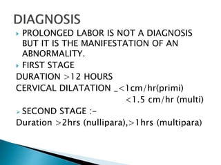 Prolonged labour | PPTX