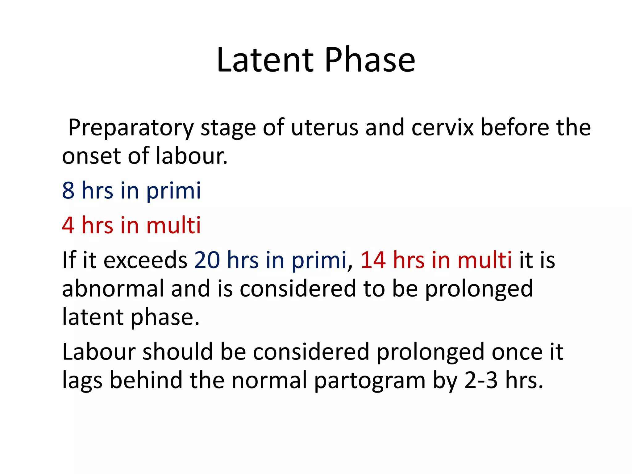 Prolonged labour – cpd, fetal malposition and | PPTX