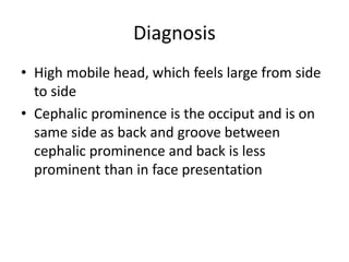 Prolonged labour – cpd, fetal malposition and | PPTX
