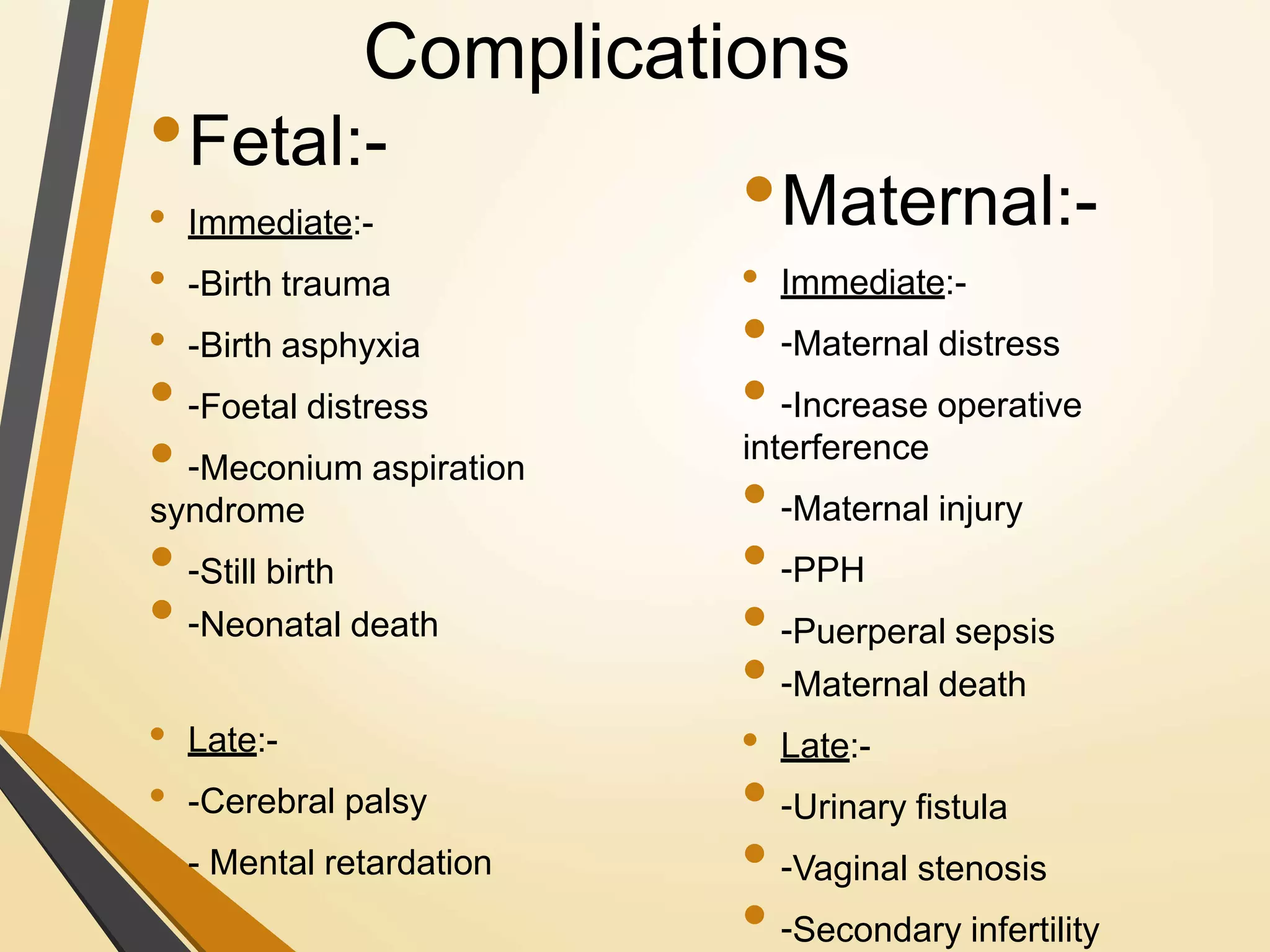 Prolonged and obstructed labour | PPTX