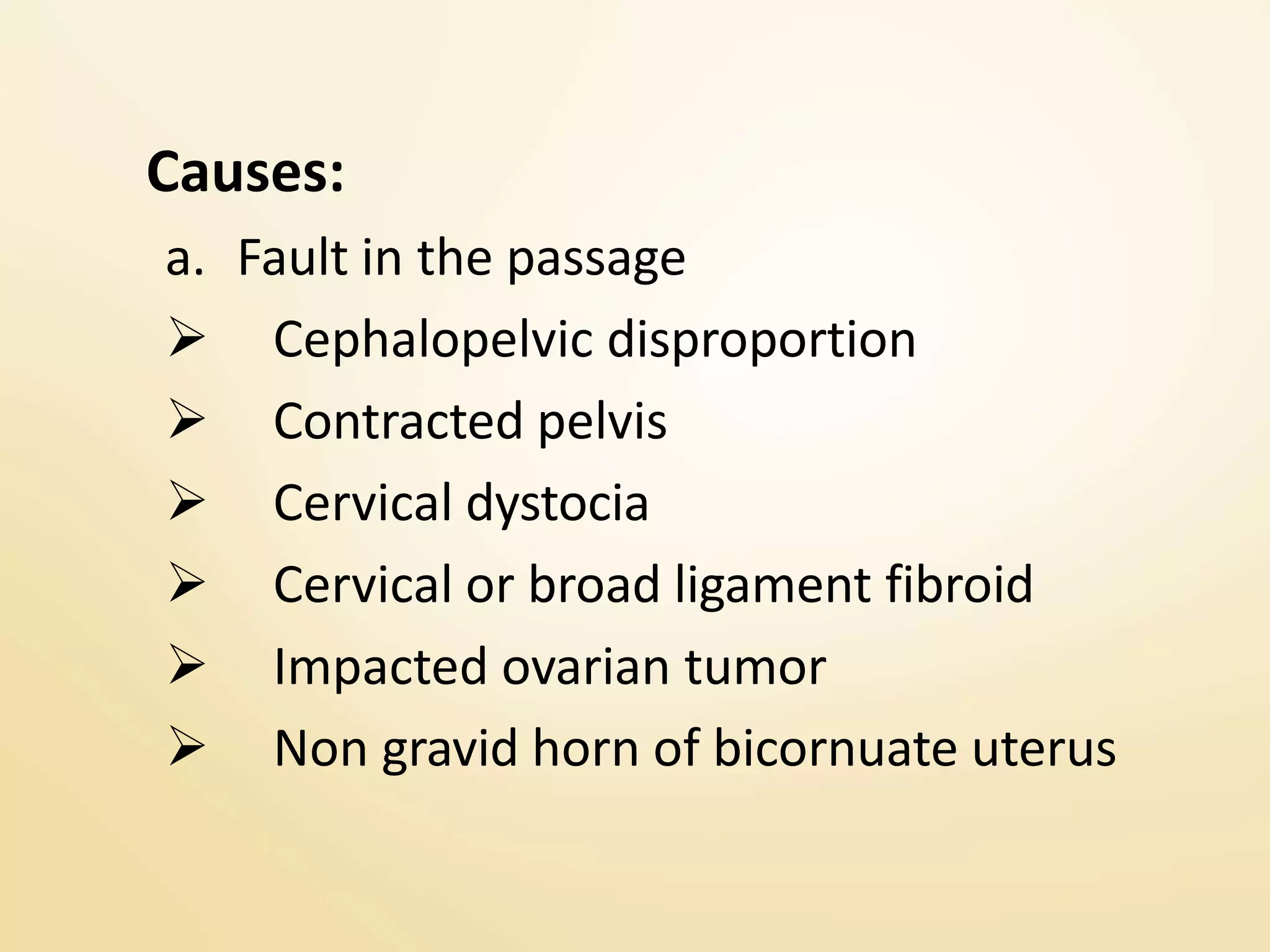 Prolonged and obstructed labour | PPTX