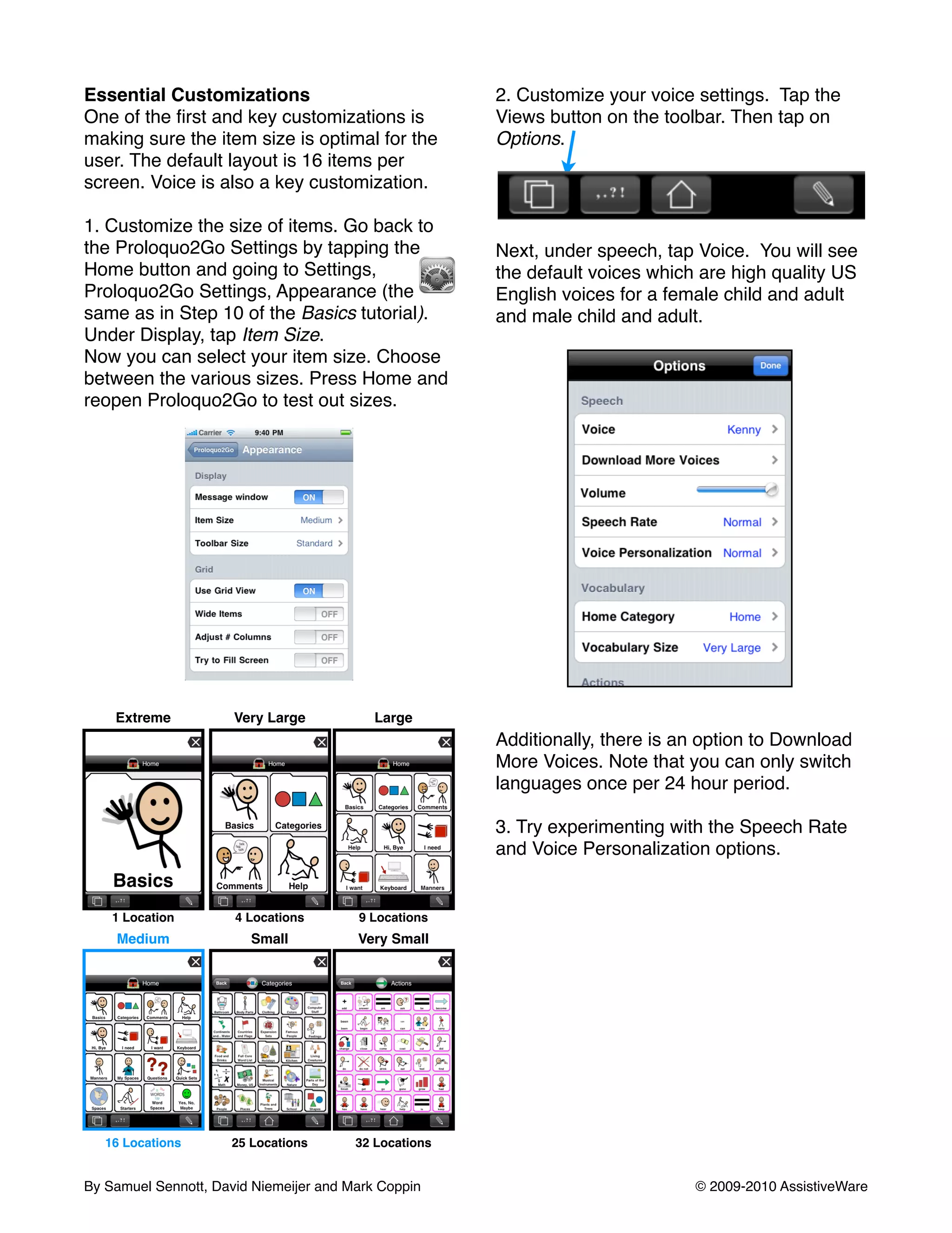 Proloquo2 go tutorial-basics | PDF