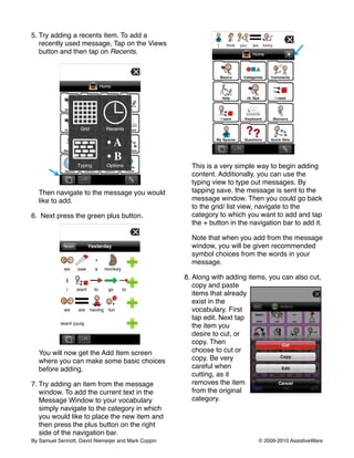 Proloquo2 go tutorial-basics | PDF