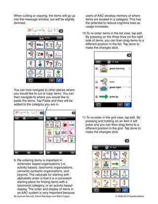 Proloquo2 go tutorial-basics | PDF
