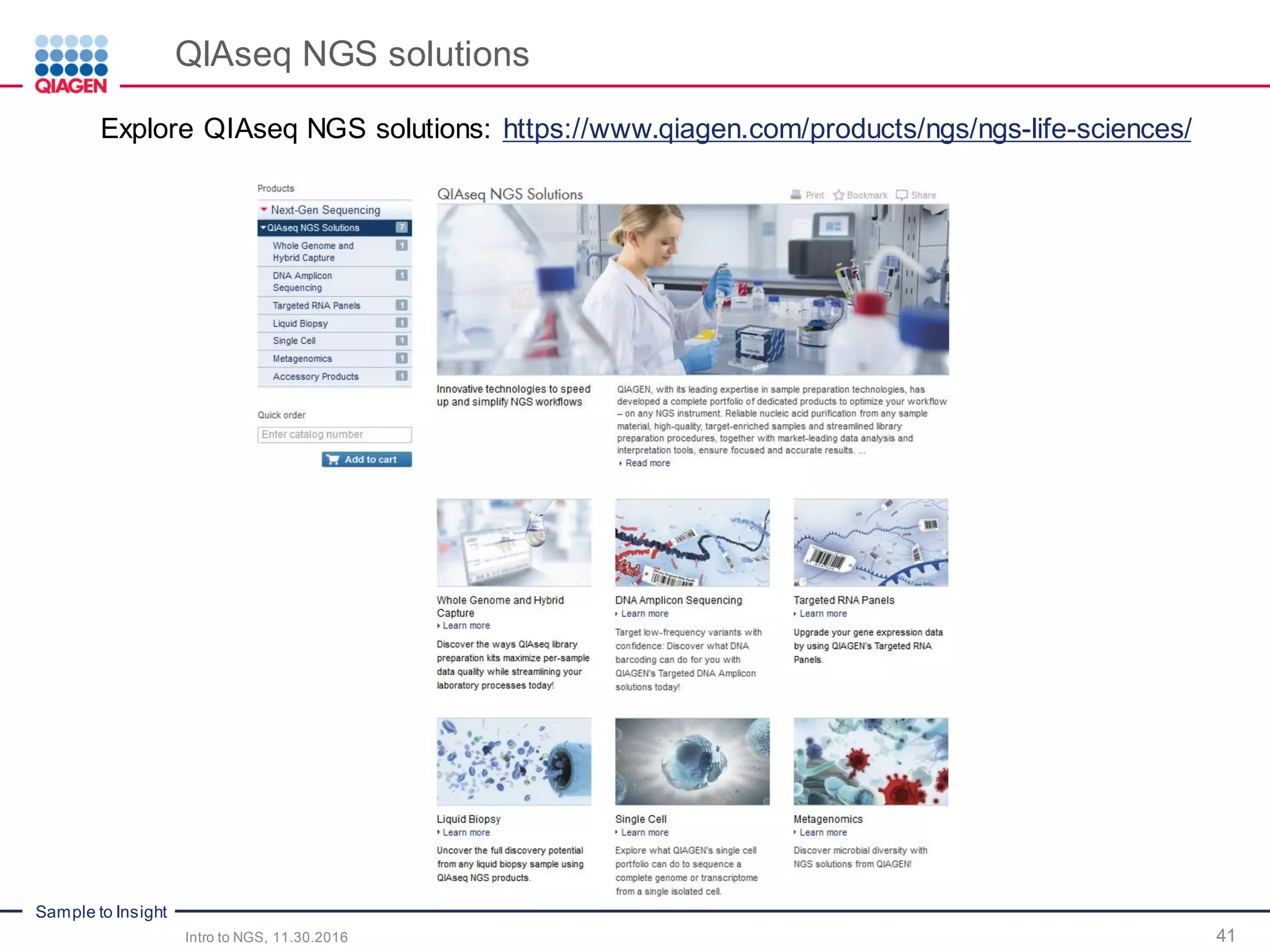 Introduction to Next-Generation Sequencing (NGS) Technology | PDF