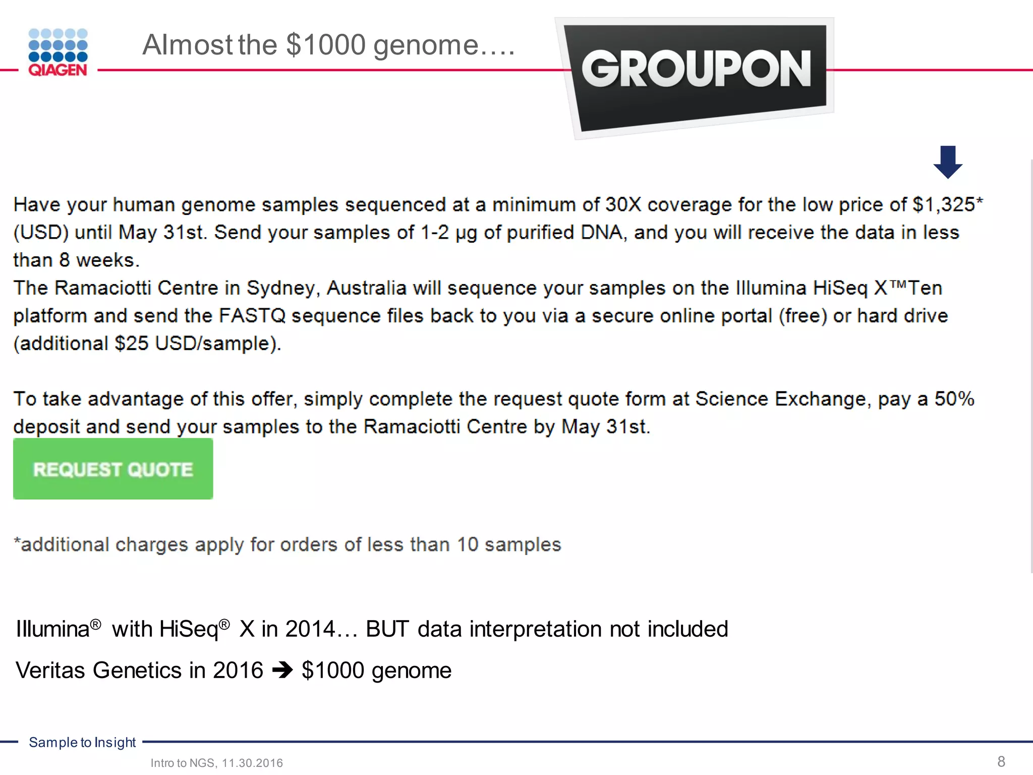 Introduction to Next-Generation Sequencing (NGS) Technology | PDF