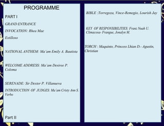 2024 Juniors Prom emade Programme Sample | PPT