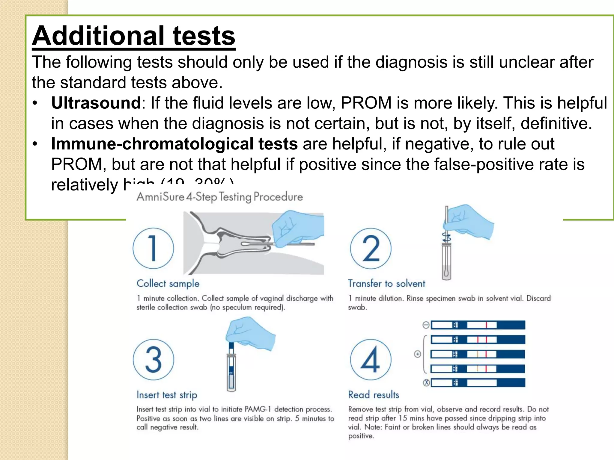 Pre-Labor Rupture of Membranes (PROM) | PPTX