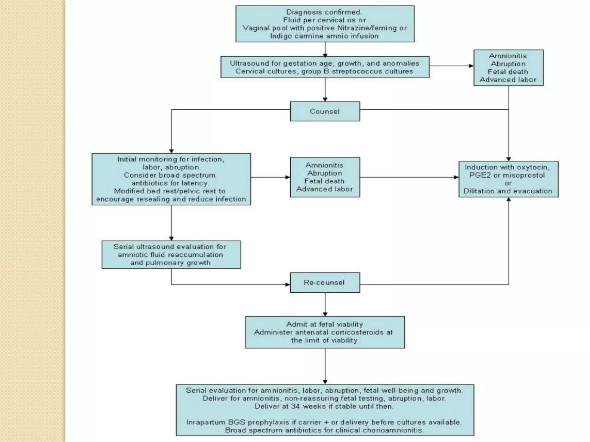 Pre-Labor Rupture of Membranes (PROM) | PPTX