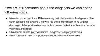 PROM.pptx | Pregnancy | Reproductive Health