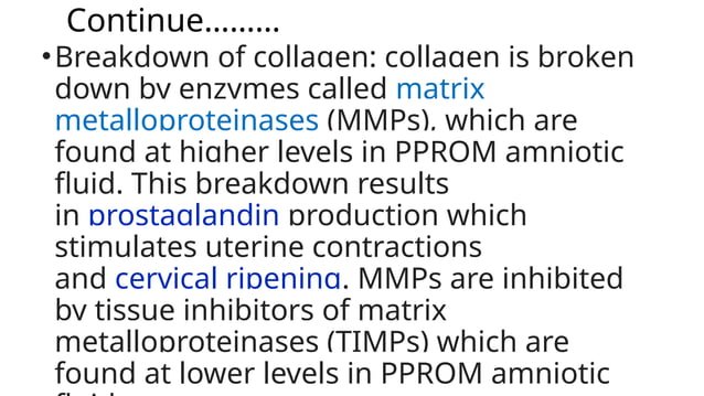 PROM.pptx,( Prelabor repture of membrane) | PPTX