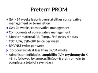 department of gynecology and obstetrics PROM.pptx