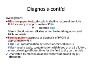 department of gynecology and obstetrics PROM.pptx