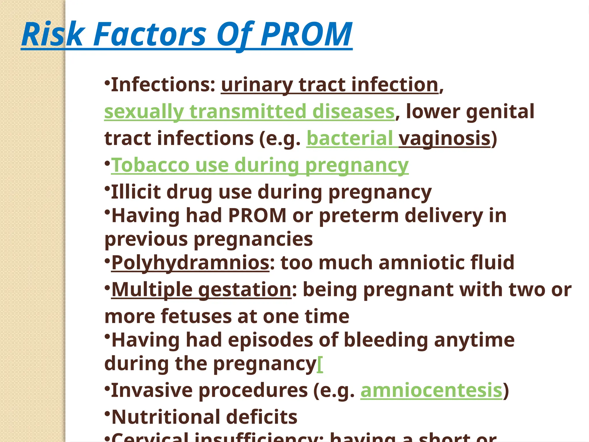 premature rupture of metastatic ins.pptx