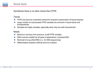 Challenges of FFPE Sample Materials – Where Does Variation in Quantity ...