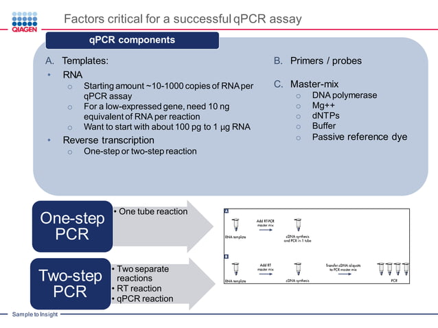 Introduction to Real Time PCR (Q-PCR/qPCR/qrt-PCR): qPCR Technology Webinar Series Part 1 | PDF ...