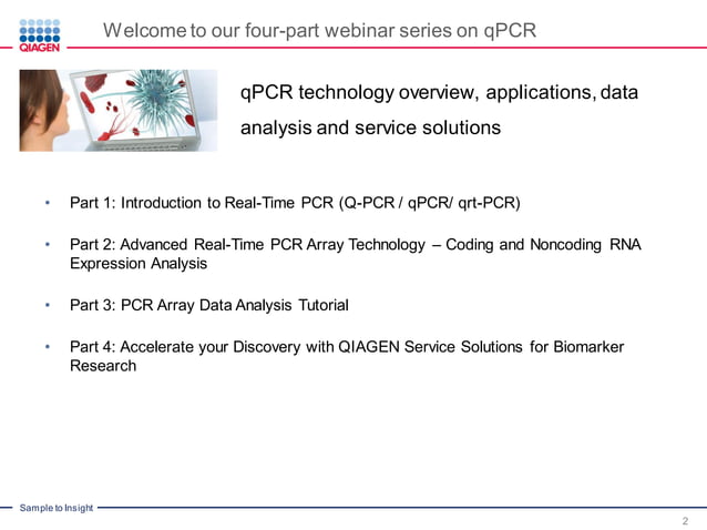 Introduction to Real Time PCR (Q-PCR/qPCR/qrt-PCR): qPCR Technology Webinar Series Part 1 | PDF ...