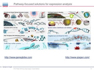 PCR Array Data Analysis Tutorial: qPCR Technology Webinar Series Part 3 | PDF