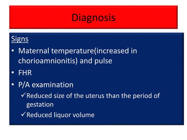 Prom and pprom | PPTX | Pregnancy | Reproductive Health