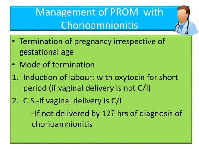 Prom and pprom | PPTX | Pregnancy | Reproductive Health