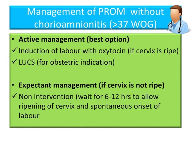 Prom and pprom | PPTX | Pregnancy | Reproductive Health