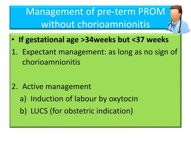 Prom and pprom | PPTX | Pregnancy | Reproductive Health