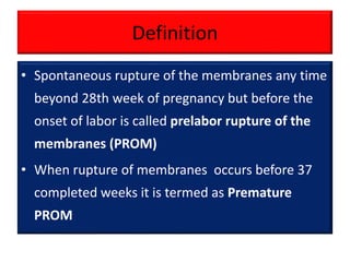 Prom and pprom | PPT