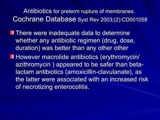 Prom antibiotics | PPT