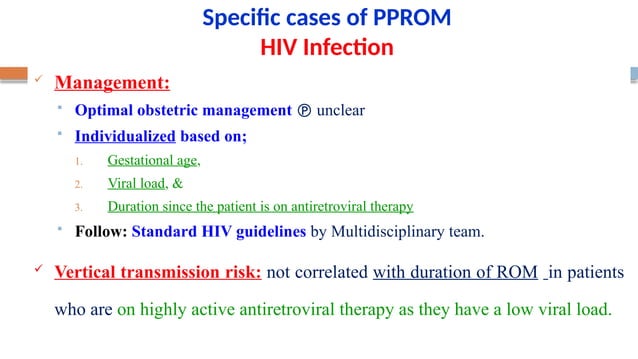 Prelabor rupture of membranes,(PROM)-Dr- Ahmed-Walid Anwar Morad-1 ...