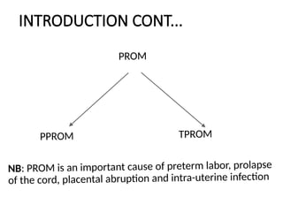 PREMATURE RAPTURE OF MEMBRANES 2025.pptx