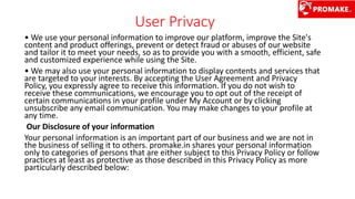 Promake policy | PPTX | Internet for Beginners | Internet