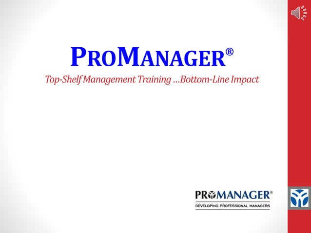 ProManager Executive Overview PowerPoint 092314 | PPT