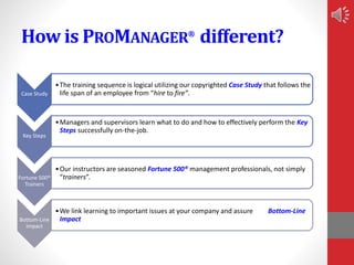 ProManager Executive Overview PowerPoint 092314 | PPTX | Business ...