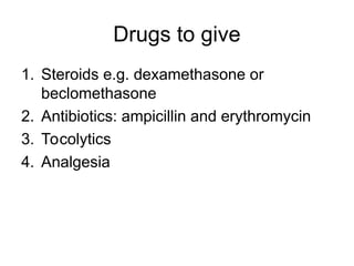 PROM and Chorioamnionitis.ppt. . | PPT
