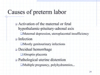 PROM and preterm labor.ppt by Dr. Rabirra | PPT | Pregnancy ...