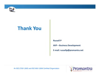 Promantra RCM Capabilities | PPT
