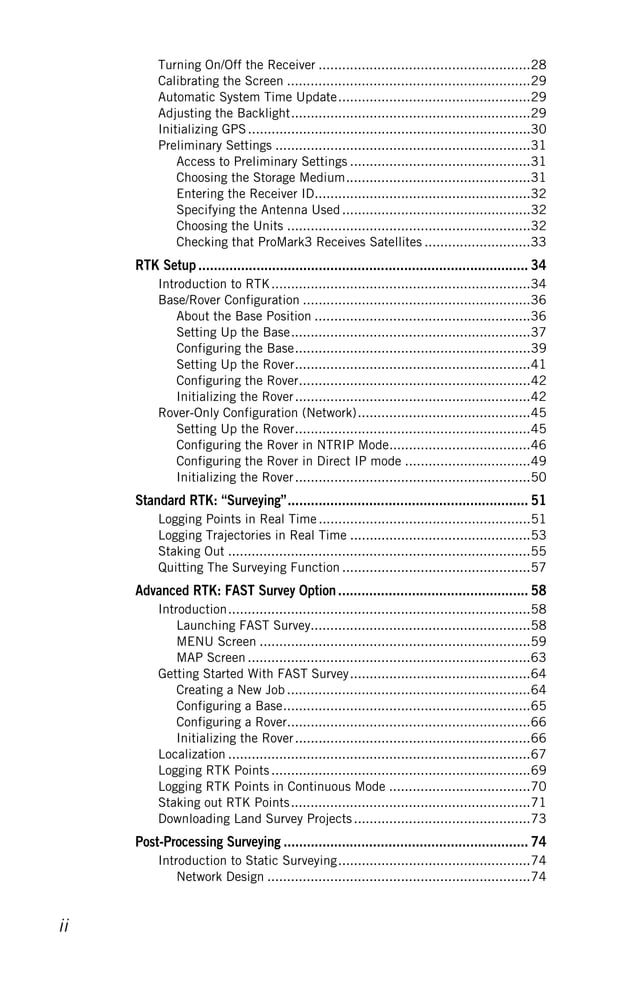 Pro mark3rtk reference manual | PDF