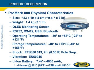 Spectra Precision ProMark 800 product presentation | PPT | Geography ...