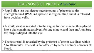 Premature Rupture of membranes by Dr. Elioba J. Raimon | PPTX ...