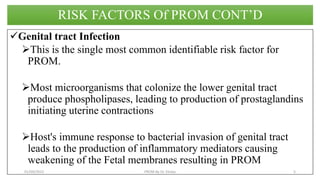 Premature Rupture of membranes by Dr. Elioba J. Raimon | PPTX ...